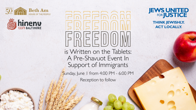 Freedom is Written on the Tablets: A Pre-Shavuot Event In Support of ...